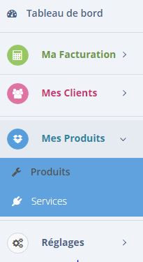 Les questions sur les produits / services • Numix Facturation